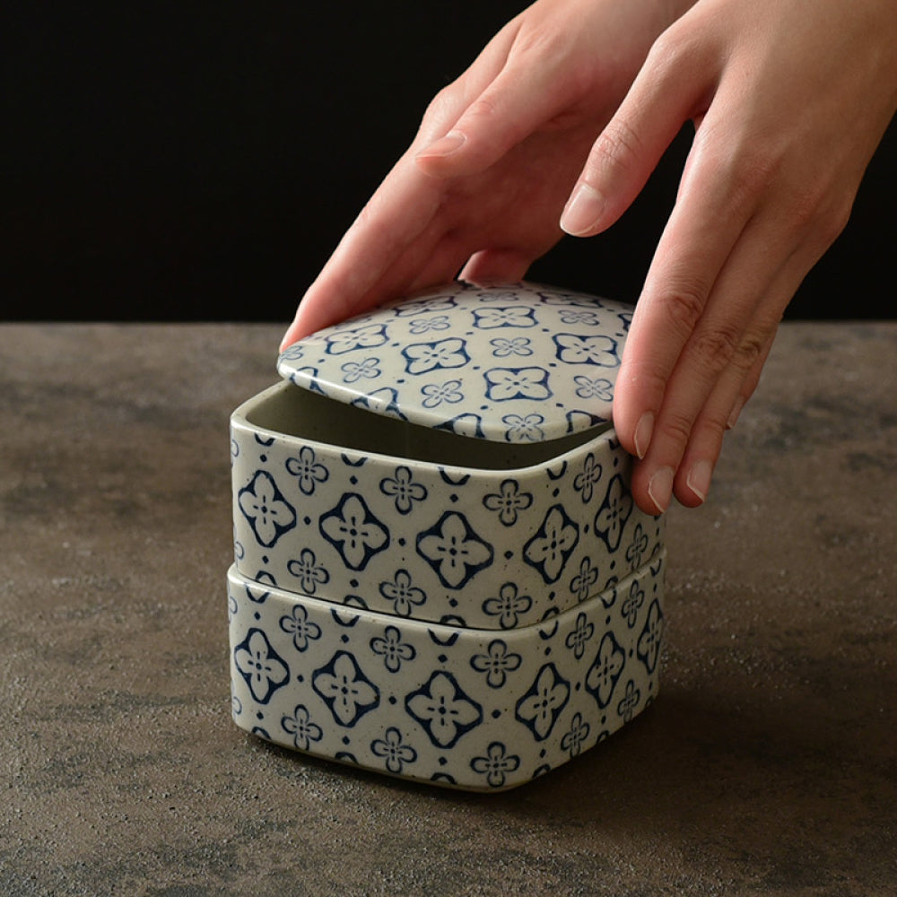 studio m' Nobana Wildflower 2-tier Box – Afterwork Grocery 優質廚具家品專賣店